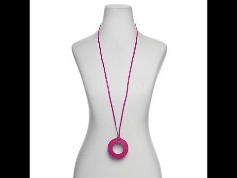 Clever Carriage Company Leather Magnifier Necklace