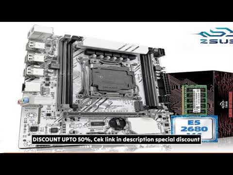 ZSUS X99-W Motherboard Set Kit With LGA2011-3 Xeon E5 2680V4 CPU DDR4 16GB (1*16GB) 2133MH