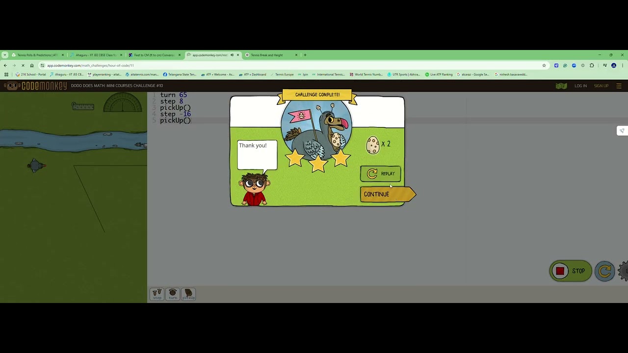 Code Monkey Dodo Does Math Levels 1-20