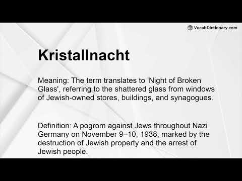 Kristallnacht Meaning