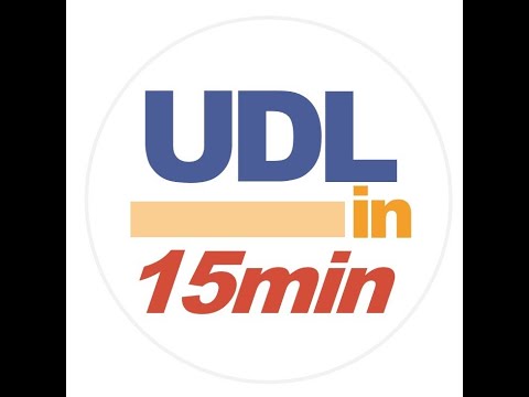 UDL in 15 Minutes with Kyanne Obrock and Carrie McSwain including audio descriptions