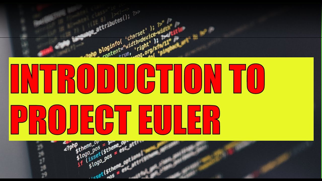 Introduction to Project Euler: Getting Started with Challenging Math Problems