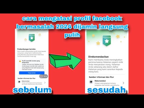 cara mengatasi profil facebook bermasalah - 2024 dijamin langsung pulih