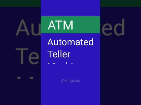 ATM full form? #shorts