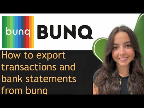 How to export transactions and bank statements from bunq