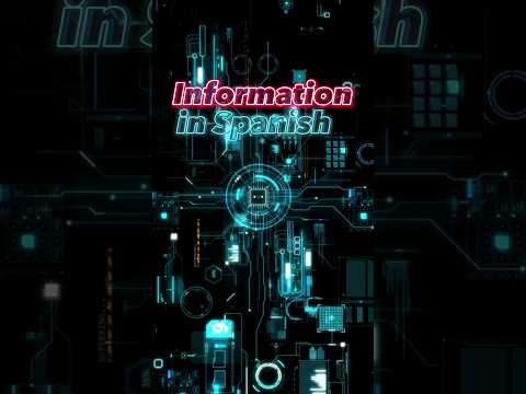 INFORMATION in SPANISH | Customer Service - Expand your work vocabulary