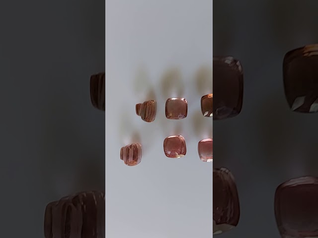 Tourmaline - 6 Piece Big Size Button Set Of Pink Tourmaline ...