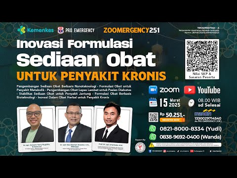 Inovasi Formulasi Sediaan Obat untuk Penyakit Kronis || ZOOMERGENCY 251