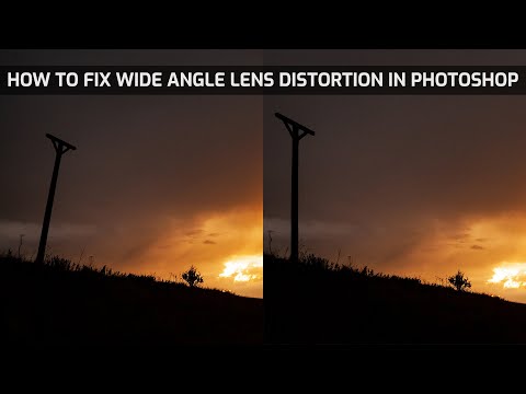 How to fix wide angle lens distortion in Adobe Camera RAW