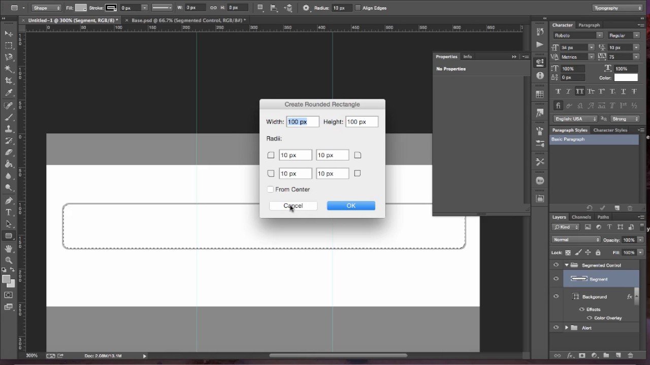 110 Segmented Control