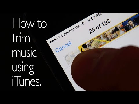 How to trim music using iTunes