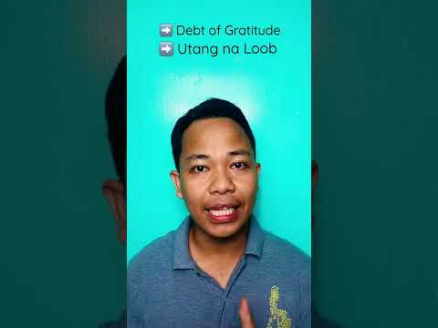 Debt of Gratitude in Tagalog and Hiligaynon #ilonggo #iloilo #hiligaynon #learnHiligaynon