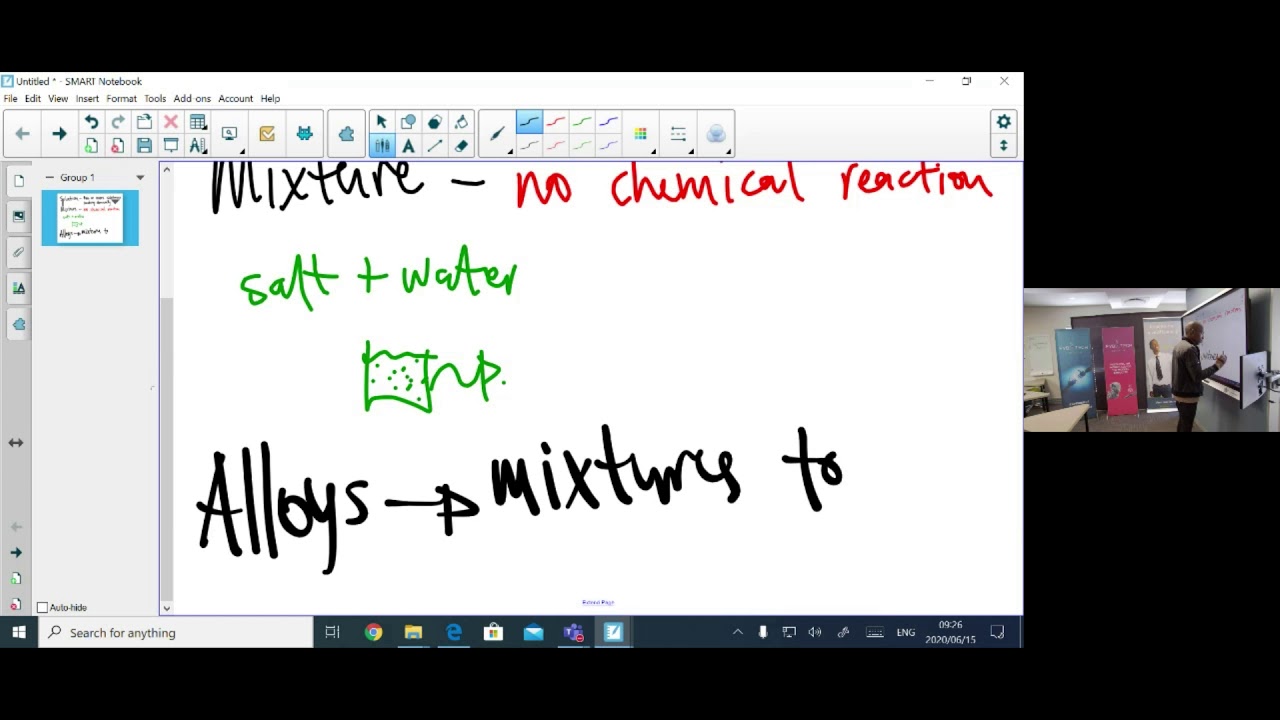 Grade 7 Natural Science Lesson on Mixtures