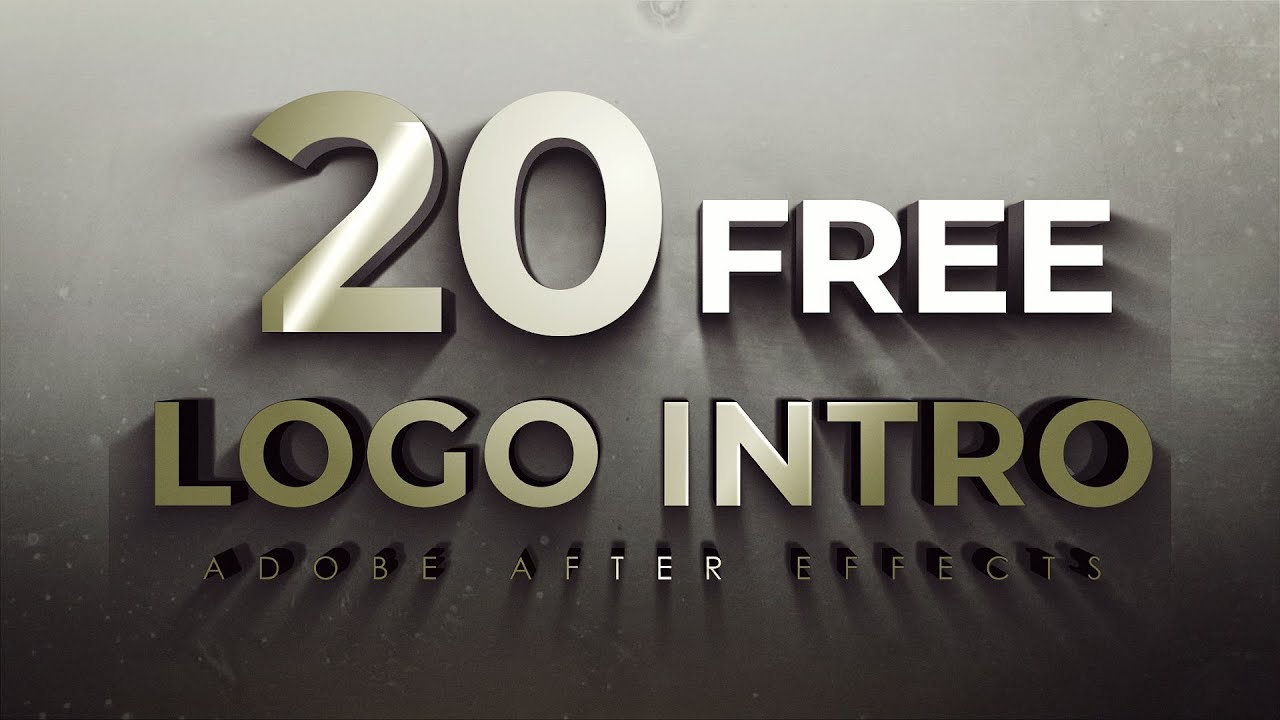 20 FREE After Effects Intro Templates | No Plugins Download