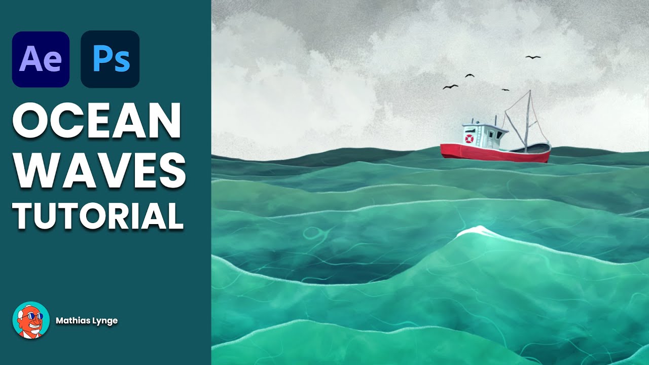 WAVES ANIMATION | Quick After Effects Tutorial