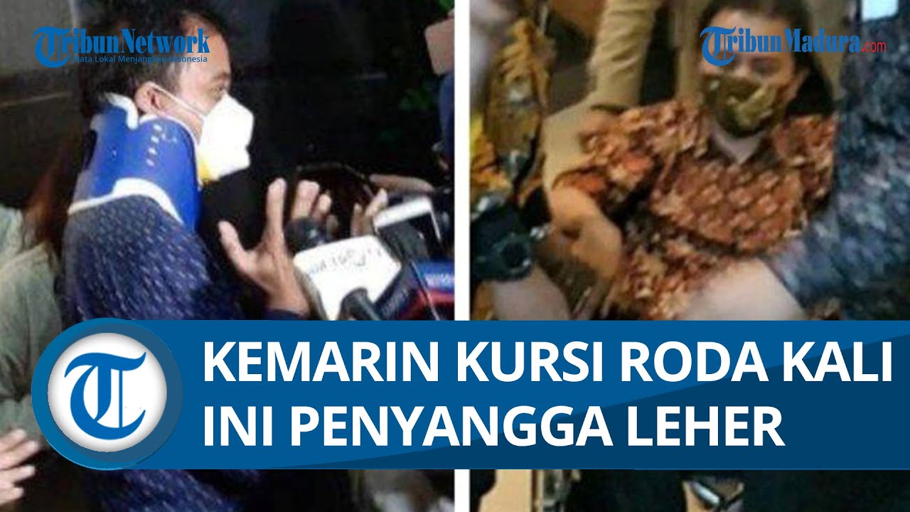 Minggu Lalu Roy Suryo Pakai Kursi Roda seusai Diperiksa Polisi, Kali ini Pakai Penyangga Leher ...