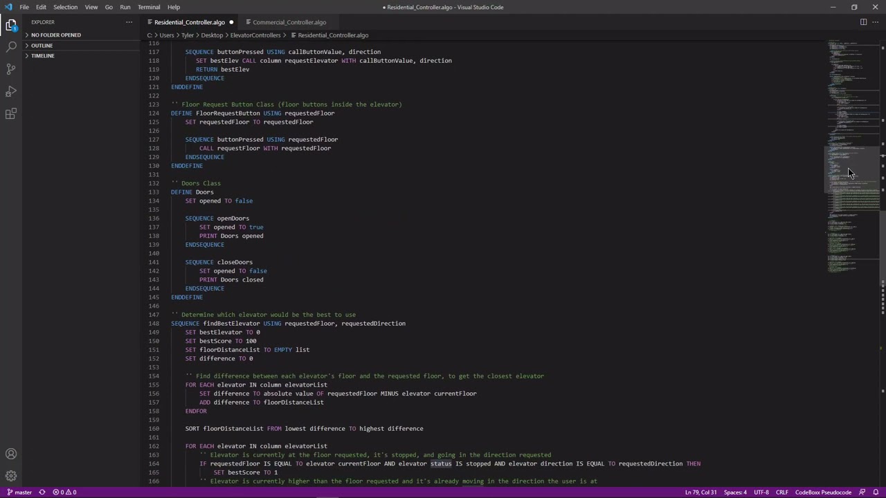 Rocket Elevators Controller Algorithms Walkthrough