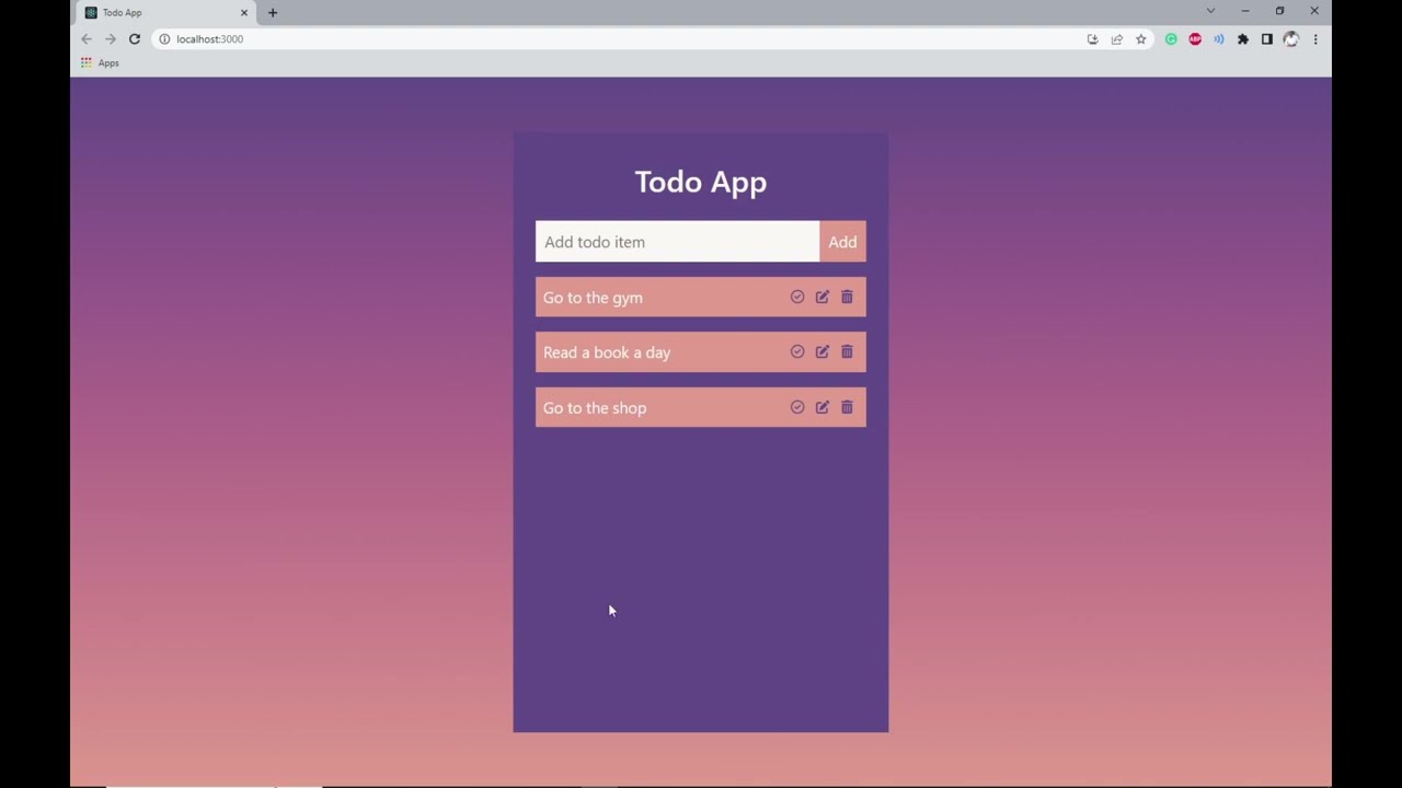 React Todo App Tutorial for Beginners