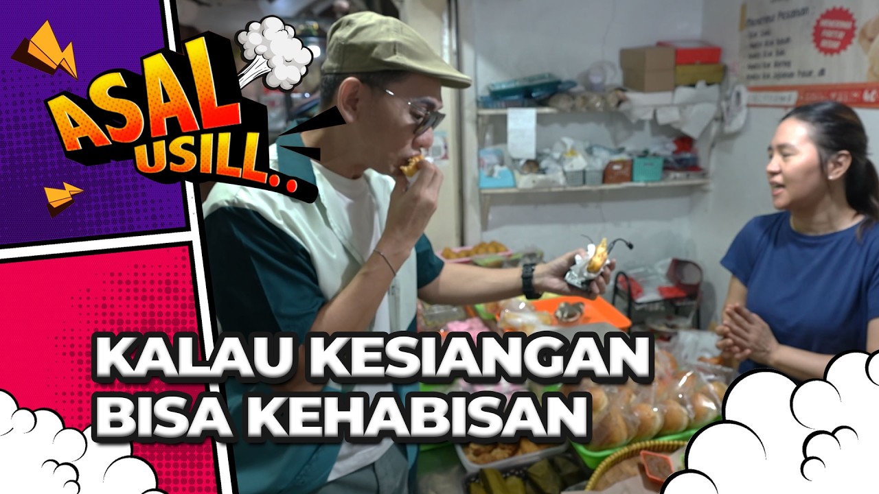 Buy snacks at Jatinegara Market, lots of choices and they're delicious.