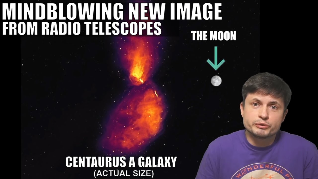 This Is What Centaurus A Galaxy Looks Like From Earth (In Radio)