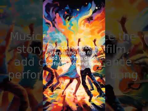 How does music interact with other art forms?