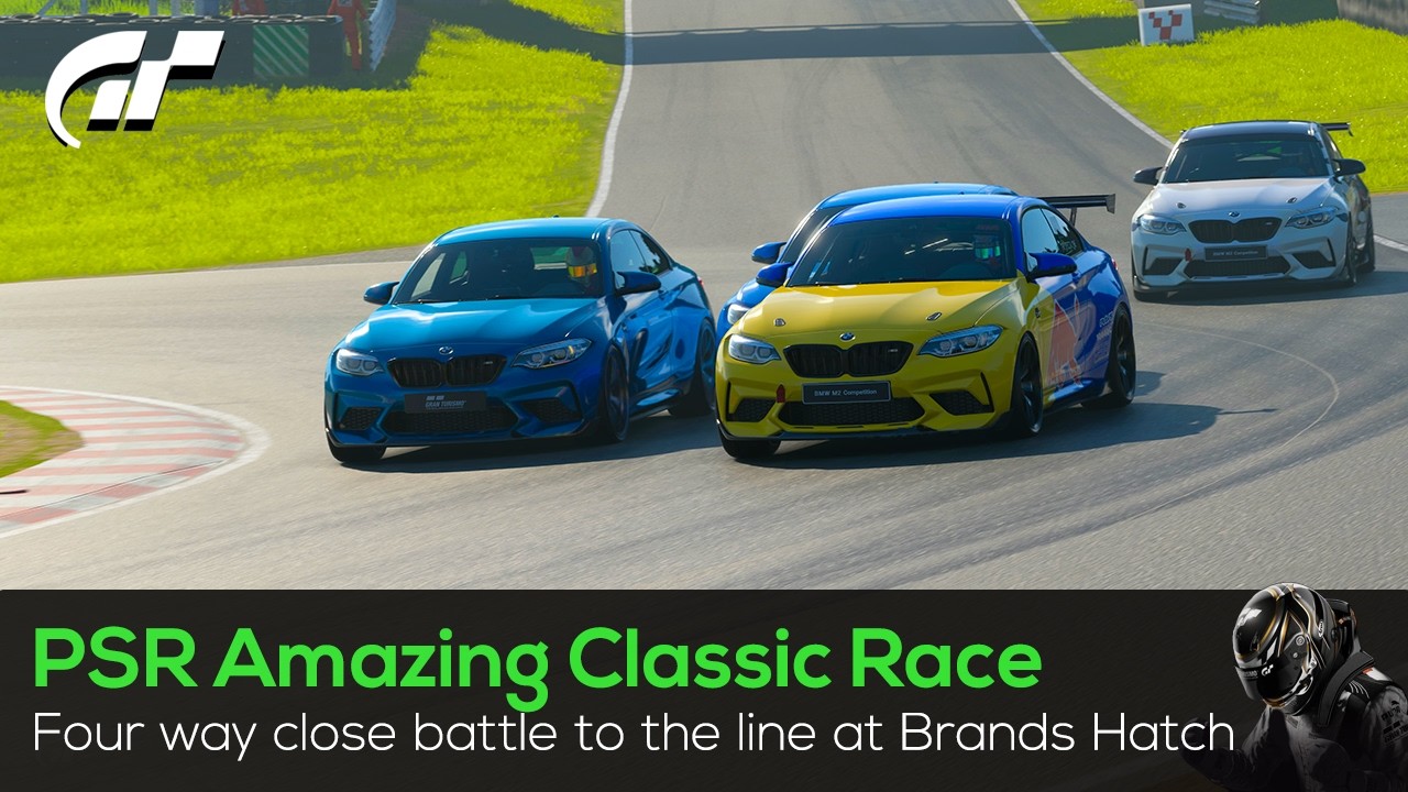 An AMAZING MULTI-CAR Battle in the BMW M2 Competition at Brands Hatch - #granturismo7 #psr