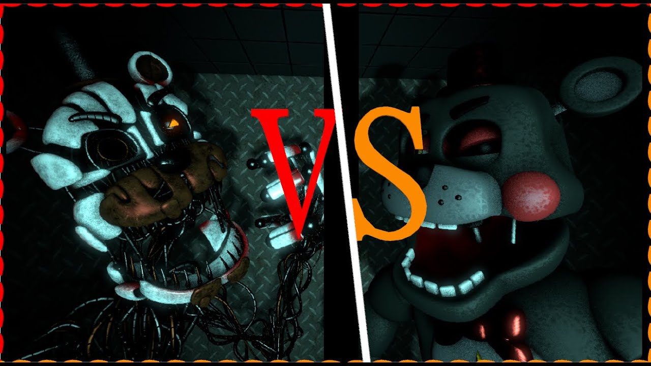 (FNAF/SFM) Molten Freddy VS Lefty                {old animation}