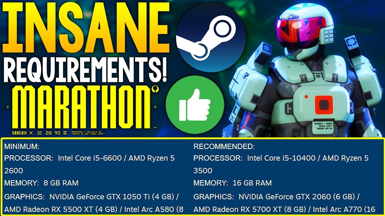 The Marathon PC System Requirements Are Actually Insane!