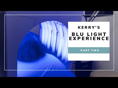 Kerry's Blu Light Treatment!