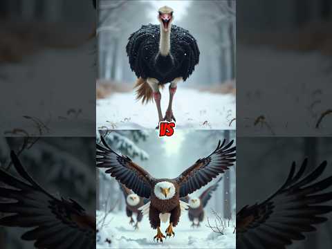 Vultures vs ostriches vs (eagle, cassowaries, owl, wild turkey, vulture, flamingo) #animals #birds