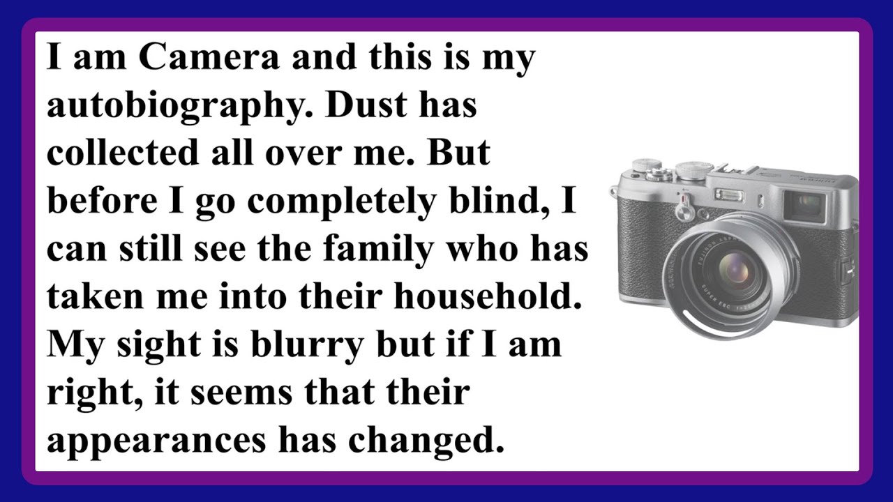 I am Camera Essay | Autobiography Of A Camera | I am Camera Autobiography | Essay On Camera
