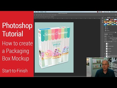 Photoshop Tutorial - Packaging Box Mockup