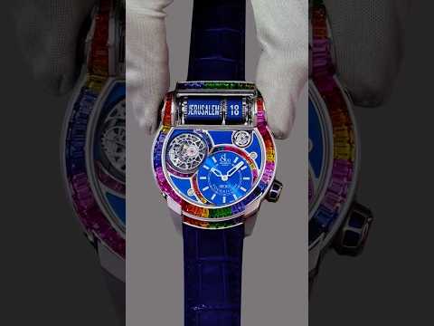 The Epic SF24 Tourbillon Baguette Rainbow offers a display like no other#jacob&co#watch #jacobwatch