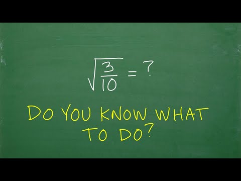 Square root of 3/10 = ?