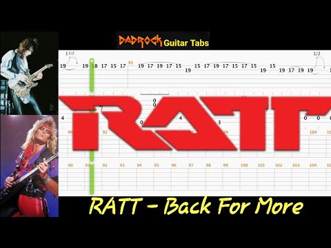 Back For More - RATT - Guitar TABS Lesson