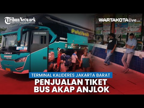 Anjlok Penjualan Tiket Bus AKAP Di Terminal Kalideres, Jakarta Barat