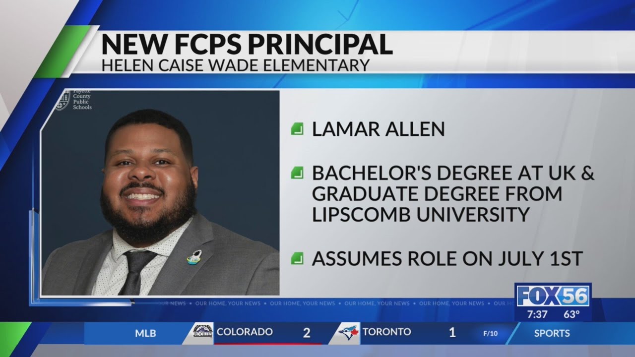 Principal chosen for new Lexington elementary school