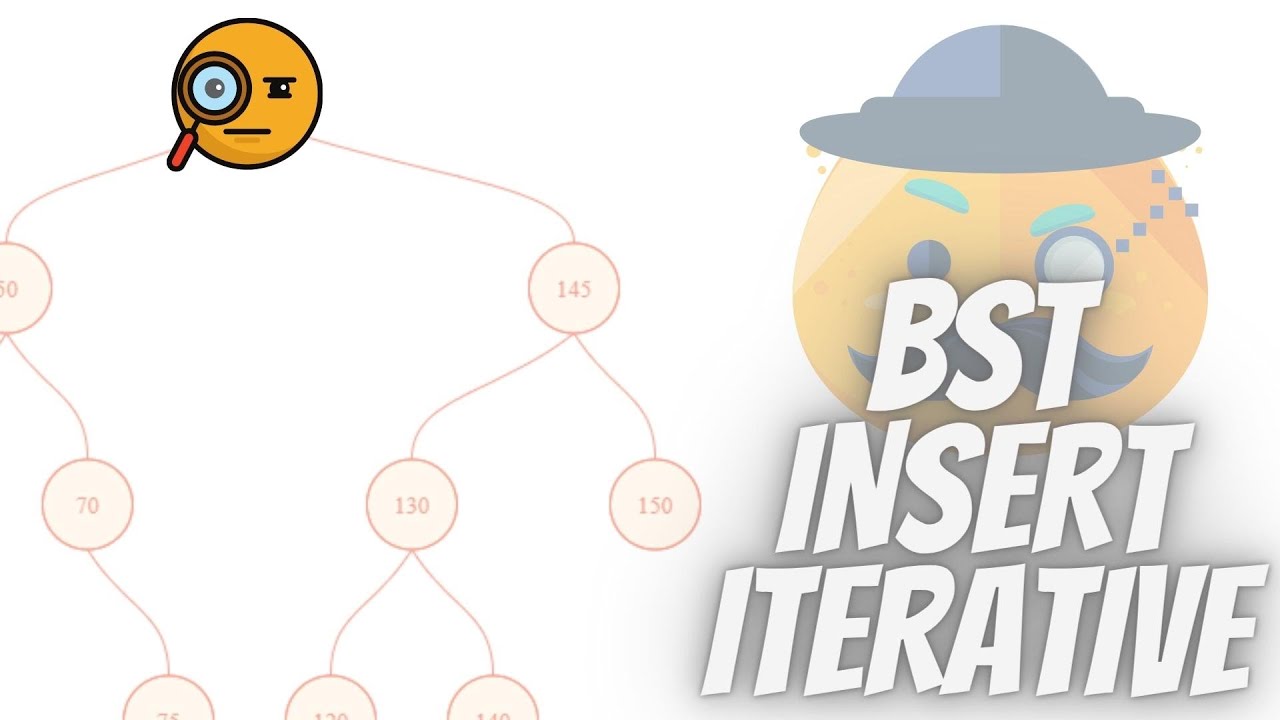 Binary search tree insertion with visualizer | Iterative | JavaScript