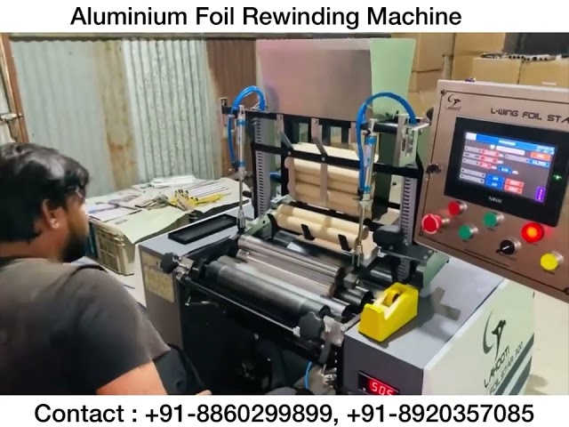 Aluminium Foil Rewinding Machine - Aluminum Foil Rewinding Machine ...