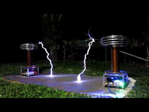 Tests + Justice Leagle Theme on Musical Tesla Coils
