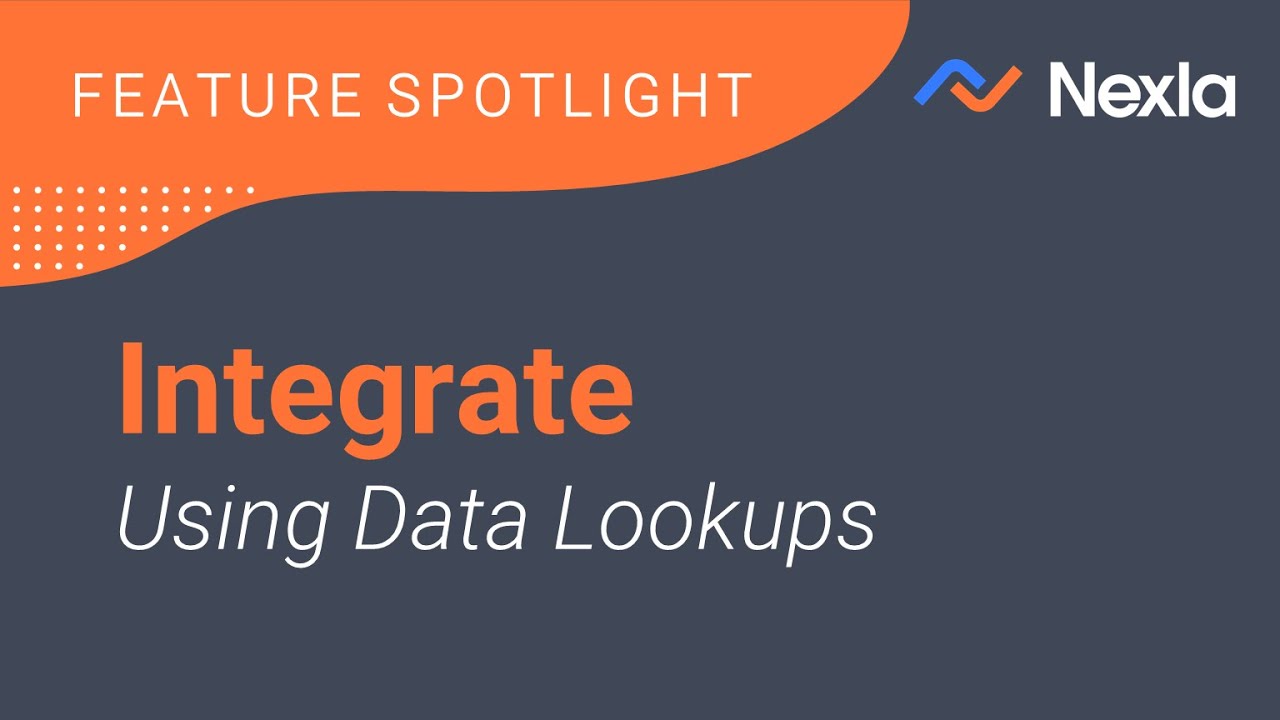 Feature Spotlight: Using Data Lookups
