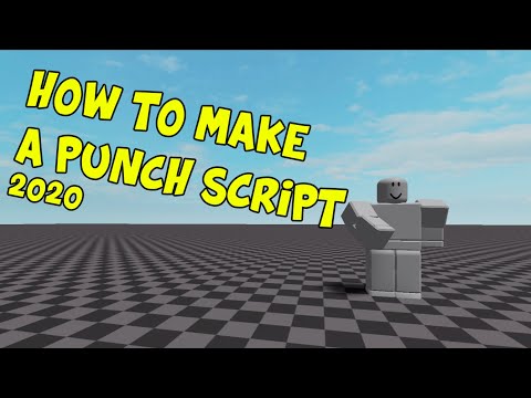 How to make a punch script roblox studio