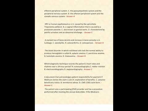 CCS EXAM Certified Coding Specialist ACTUAL EXAM COMPLETE REAL QUESTIONS AND CORRECT VERIFIED ANSWER