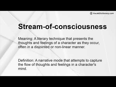 Stream-of-consciousness Meaning