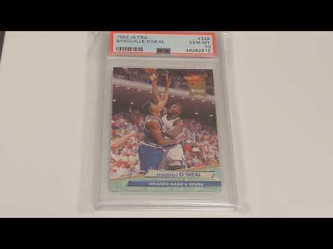 1992-93 Fleer Ultra Shaquille O`Neal rookie card PSA 10! NBA HOFer.