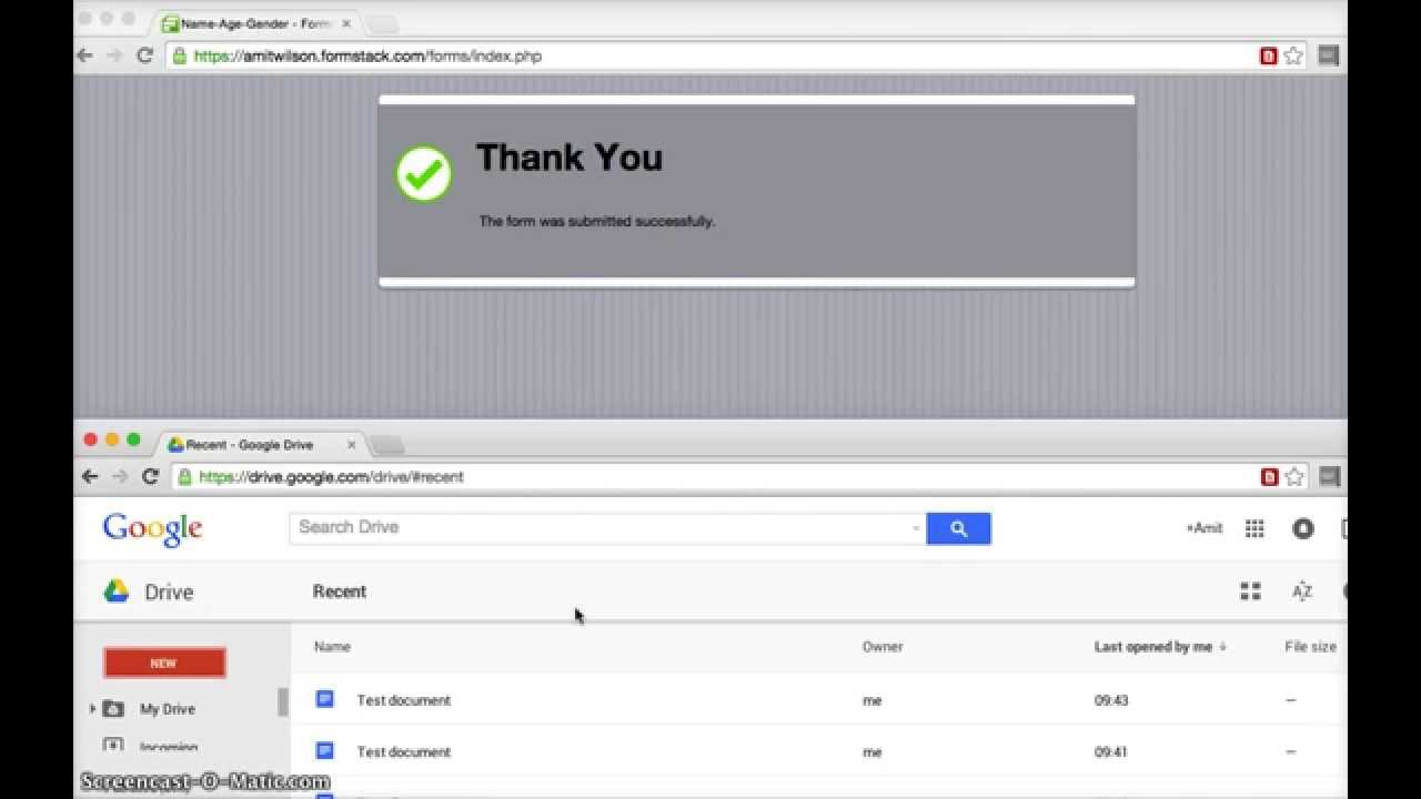 FormStack Google Docs Integration via Zapier