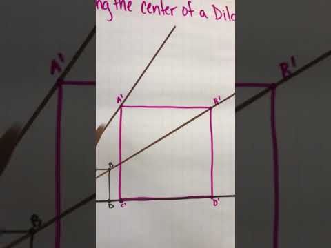 Finding the Center of a Dilation