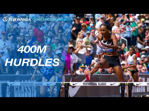Dalilah Muhammad breaks Prefontaine Classic record with 52.77 run - Wanda Diamond League