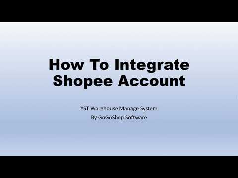 Tutorial - How to integrate shopee account with WMS