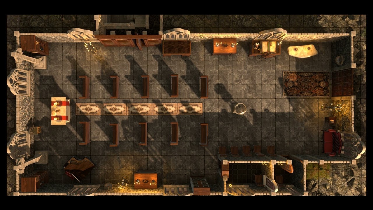 D&D Maps - Animated - Cultist Chapel